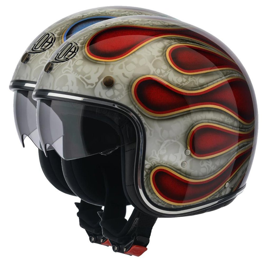 Airoh Riot Flame Glitter Jet Helm - günstig kaufen FC-Moto