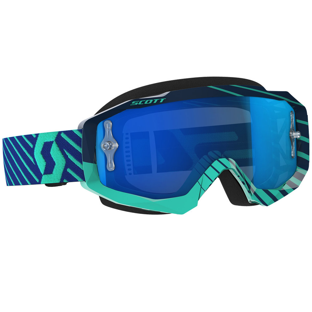Scott Hustle MX Motocross Goggles Chrome - buy cheap FC-Moto