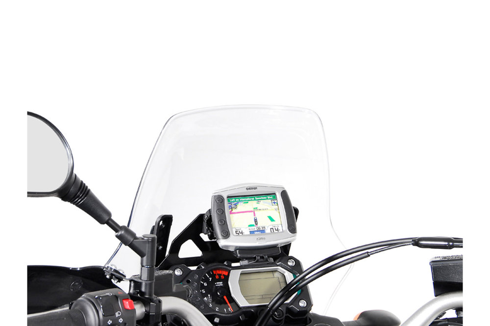 SW-Motech GPS mount for cockpit - Black. Yamaha XT1200Z Super Ténéré ...