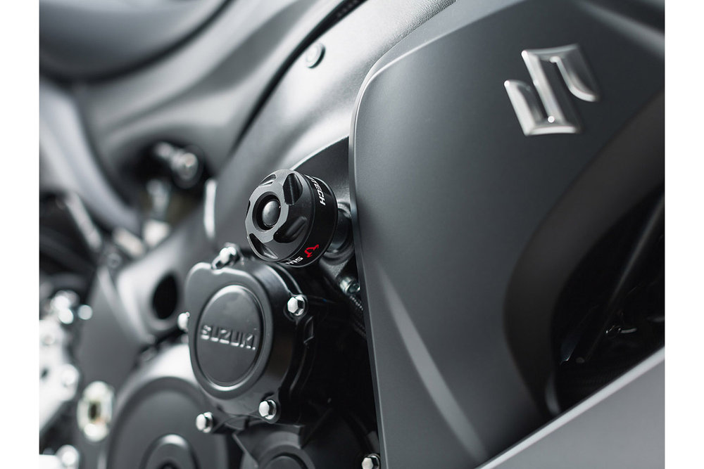 SW-Motech Slider set for frame - Black. Suzuki GSX-S 1000 (15-). Slider ...
