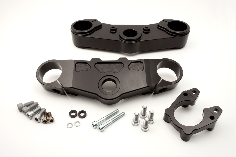 LSL triple clamp TRIUMPH Thruxton 16-, 43mm forks, 30mm offset - buy ...