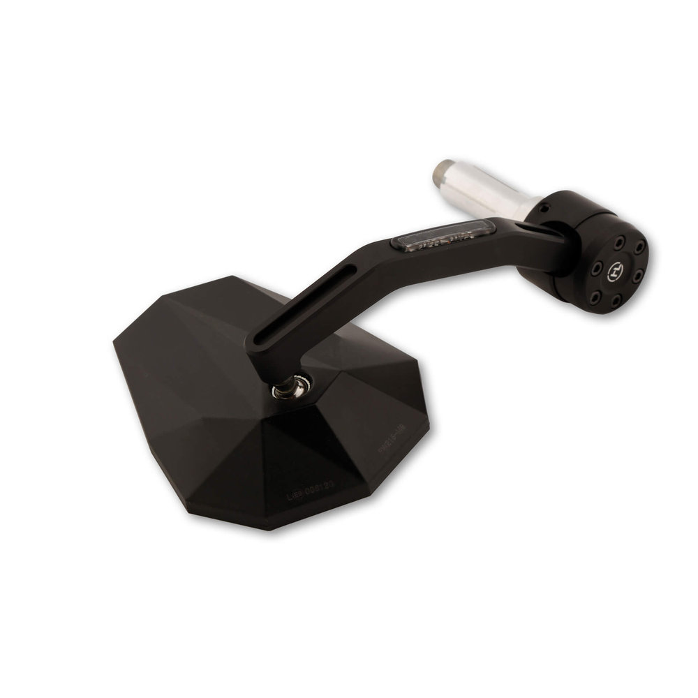 HIGHSIDER Bar end mirror STEALTH-X7 with LED indicator - buy cheap FC-Moto