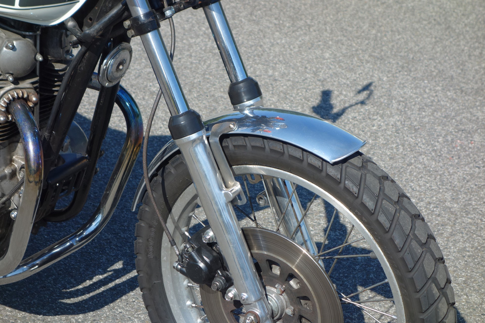 LSL Aluminium fender SR 500, XS 650, front - buy cheap FC-Moto