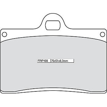 FERODO Brake pad FRP 408 Platinum - buy cheap FC-Moto