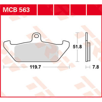 TRW Lucas Brake pad MCB563 - buy cheap FC-Moto