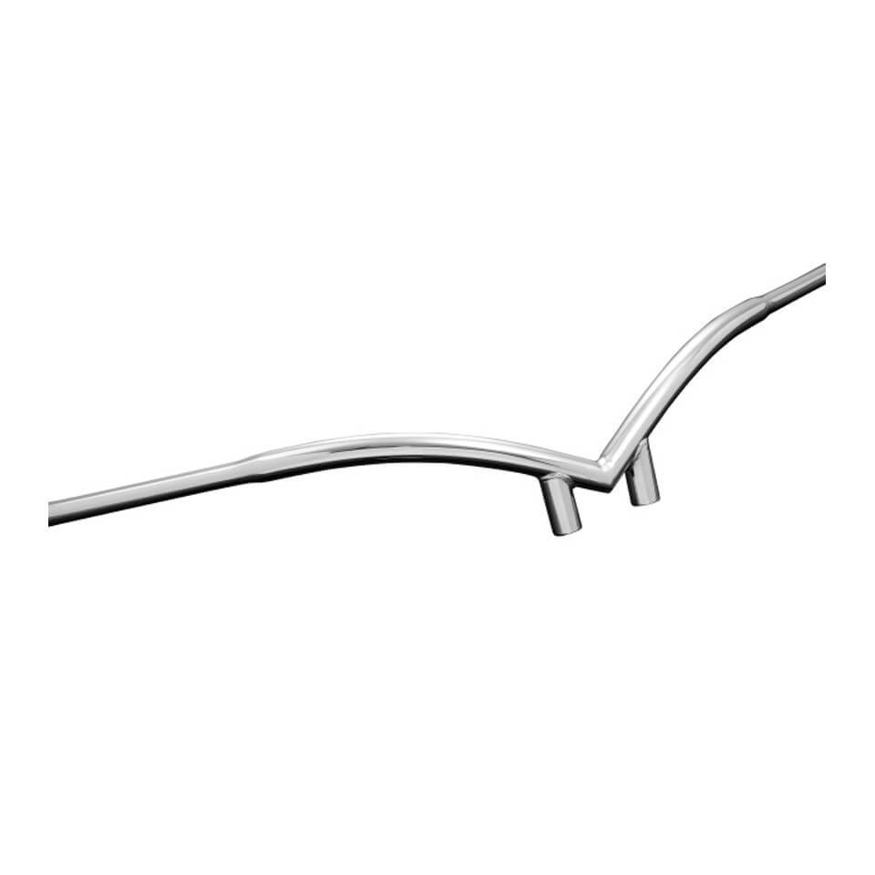 HIGHWAY HAWK Handlebar Banana, chrome - buy cheap FC-Moto