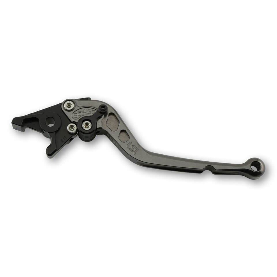 LSL Brake lever Classic R12, anthracite/black, long - buy cheap FC-Moto