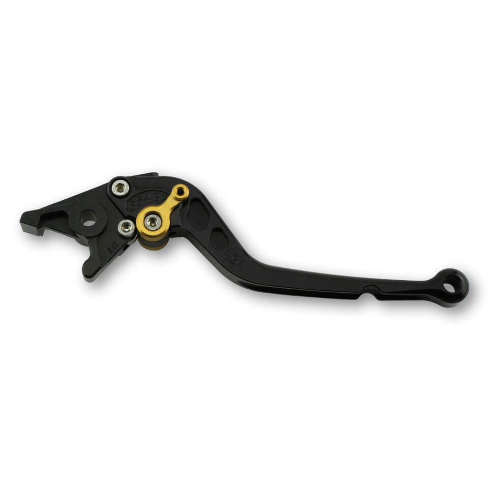 LSL Brake lever Classic R12, black/gold, long - buy cheap FC-Moto
