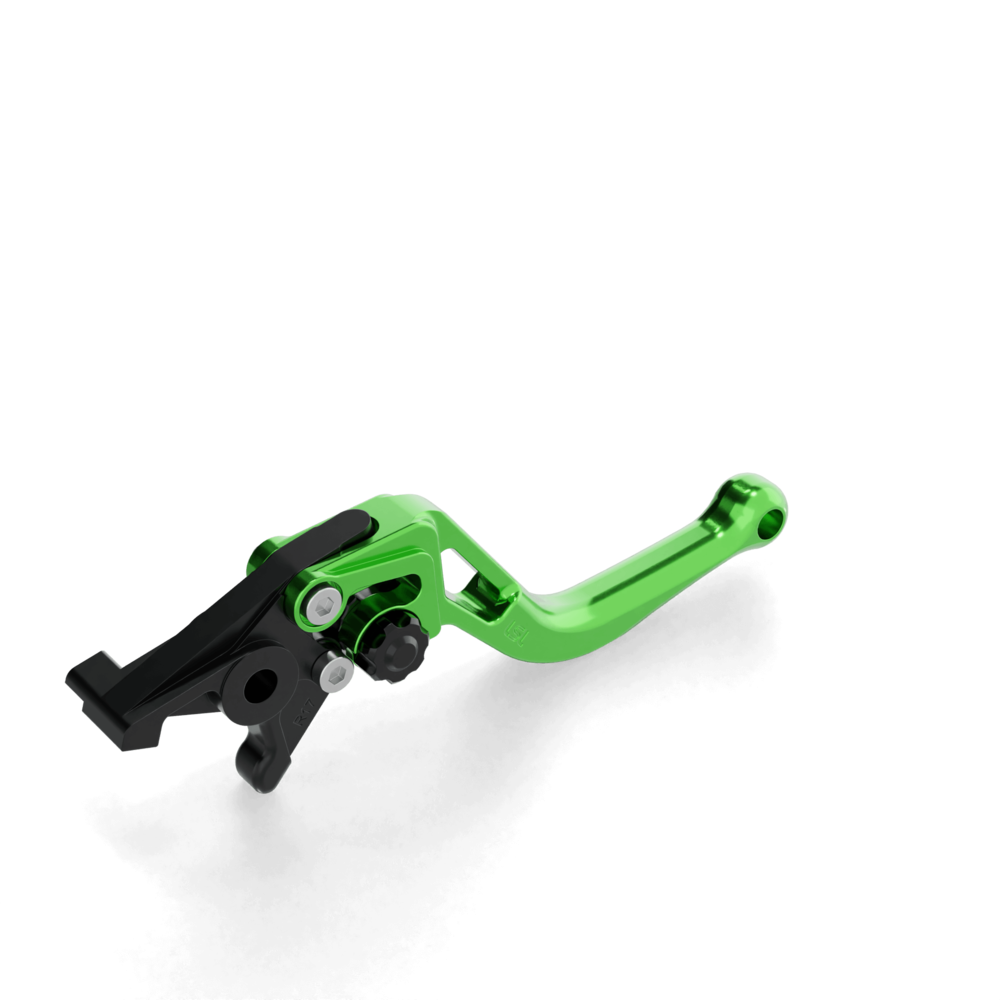 LSL Brake lever BOW R43R, short, green/black - buy cheap FC-Moto