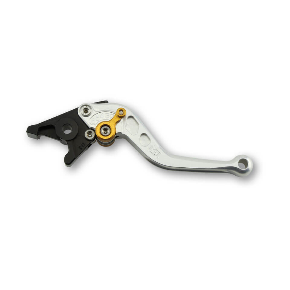 LSL Clutch lever Classic L33, silver/gold, short - buy cheap FC-Moto