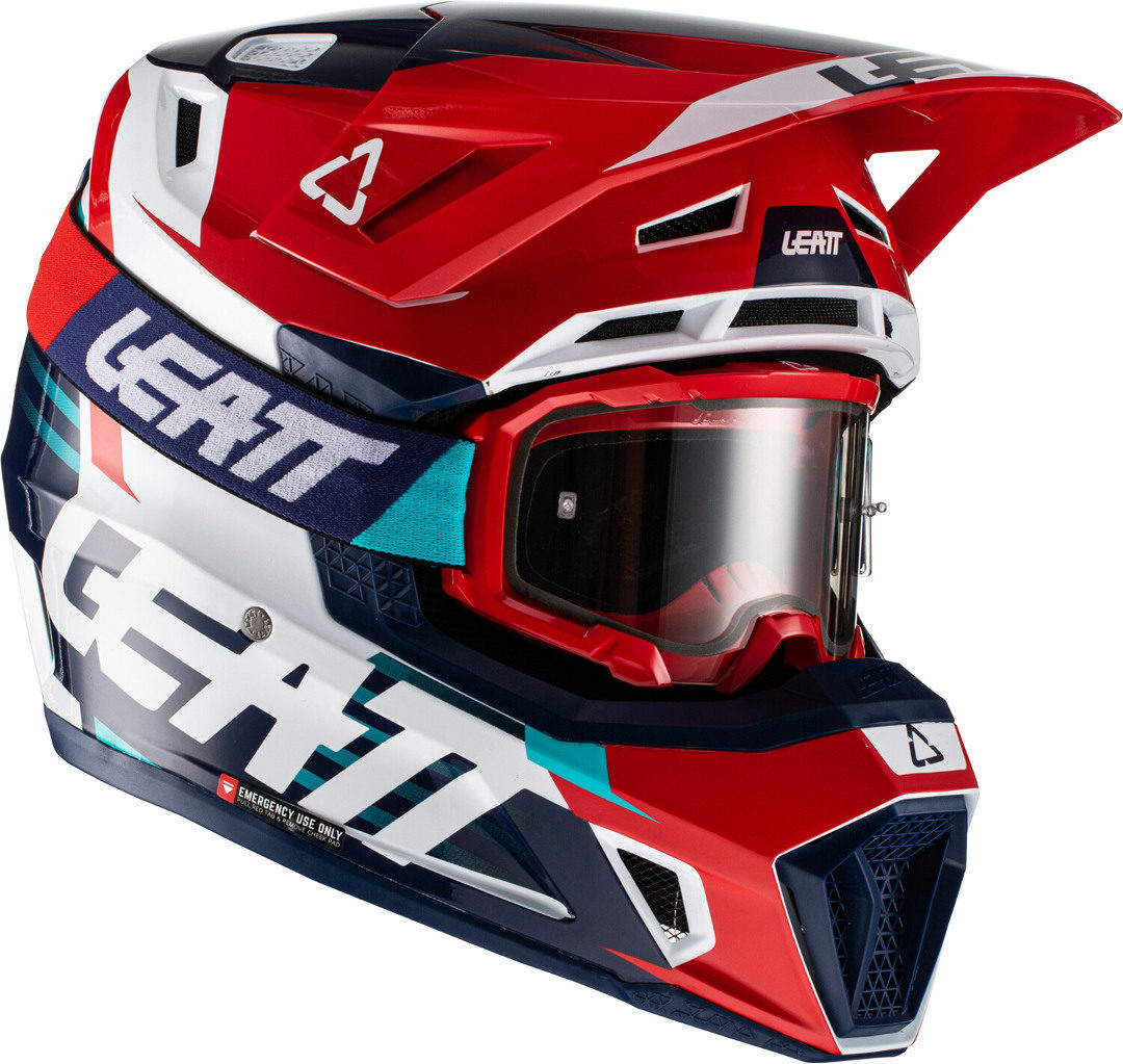 Leatt Moto 7.5 V22 Casco de motocross con gafas - mejores precios FC-Moto
