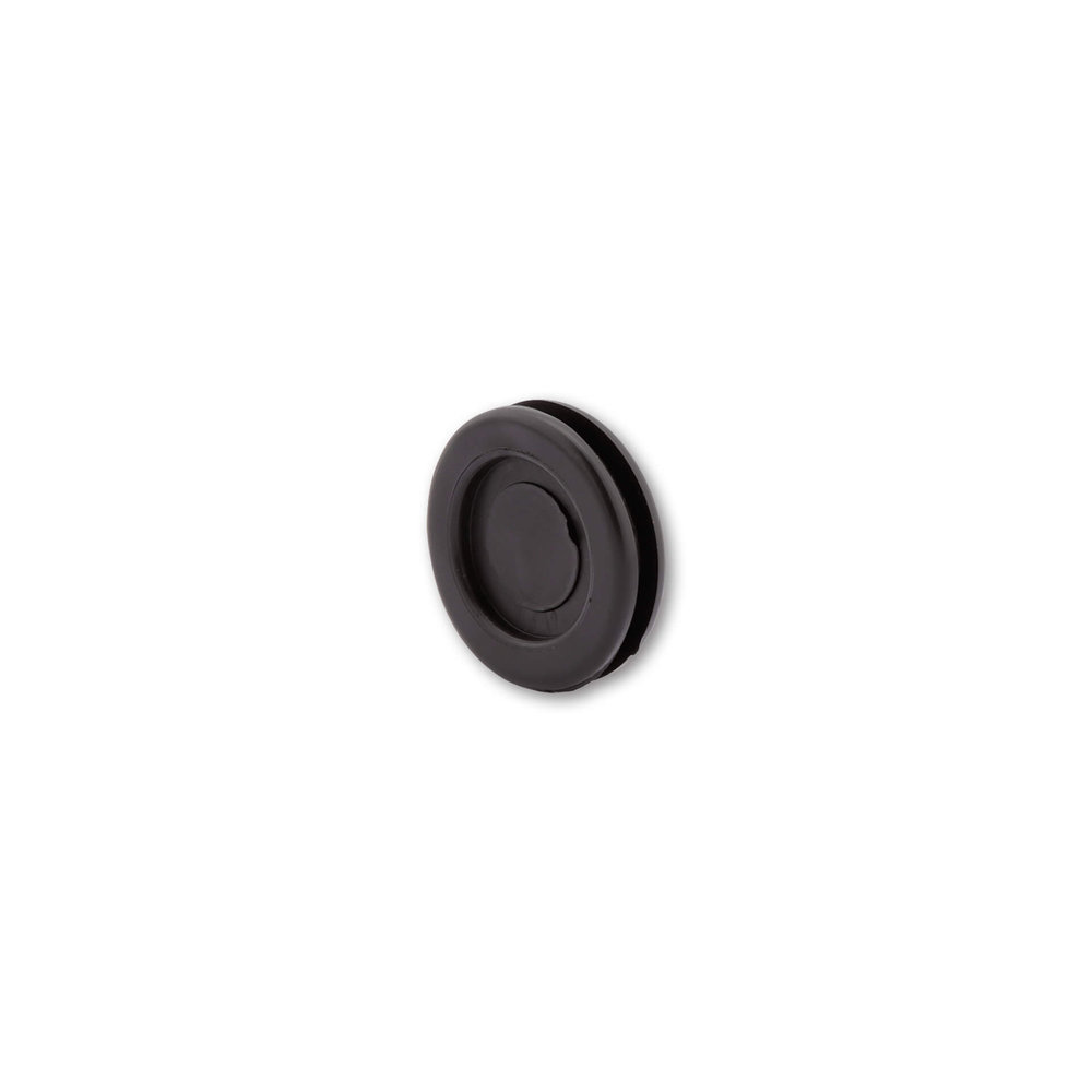 Membrane grommet/cable grommet, round, black, for 32 mm x 4mm drill ...