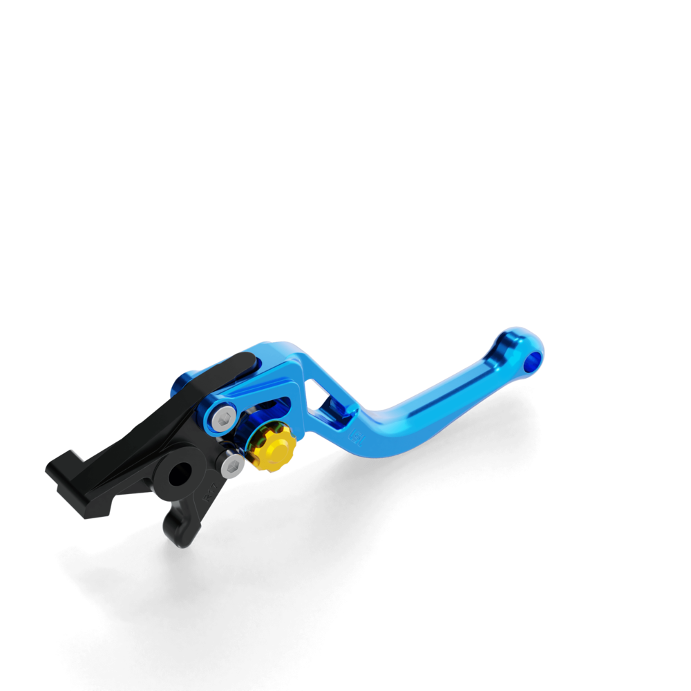 LSL Brake lever BOW R75, short, blue/gold - buy cheap FC-Moto