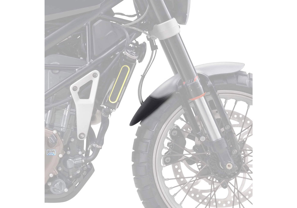 BODYSTYLE front fender extension ABS plastics matt black - buy cheap FC ...