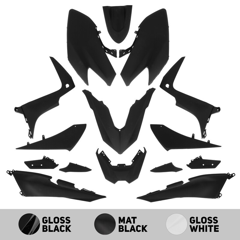 O PARTS Body Kit Gloss Black - Yamaha T-Max 530 (17-19) - buy cheap FC-Moto