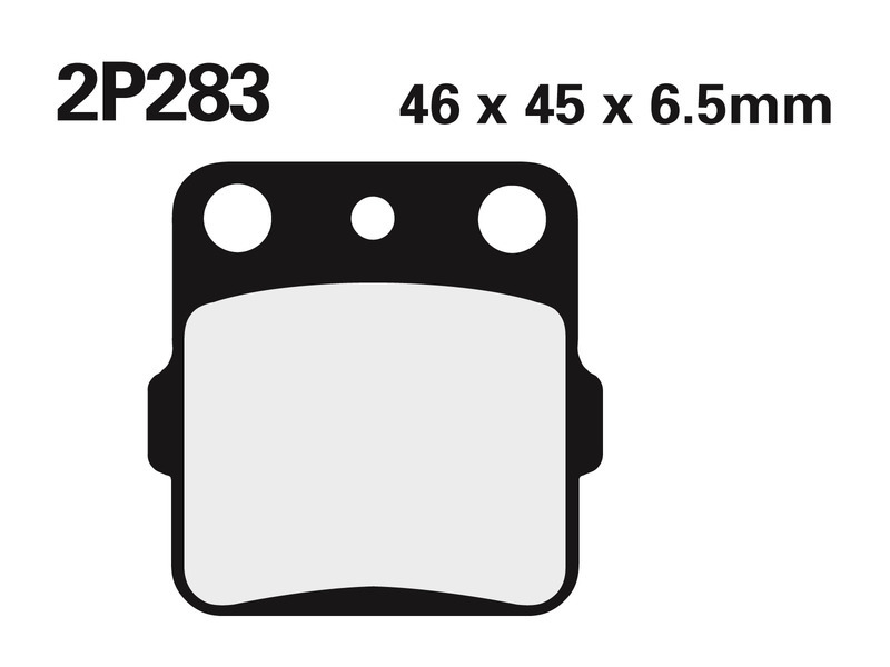 NISSIN Street /Off-Road Sintered Metal Brake pads - 2P-283ST - buy ...