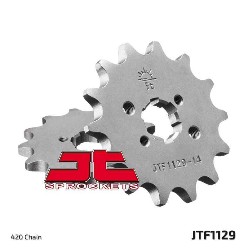 JT SPROCKETS Piñón de acero estándar 1129 - 420 - mejores precios FC-Moto