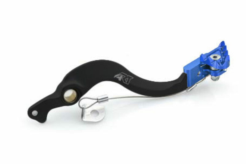A.R.T. Factory Brake Pedal Black Anodized Aluminium/Blue Tip Husqvarna ...