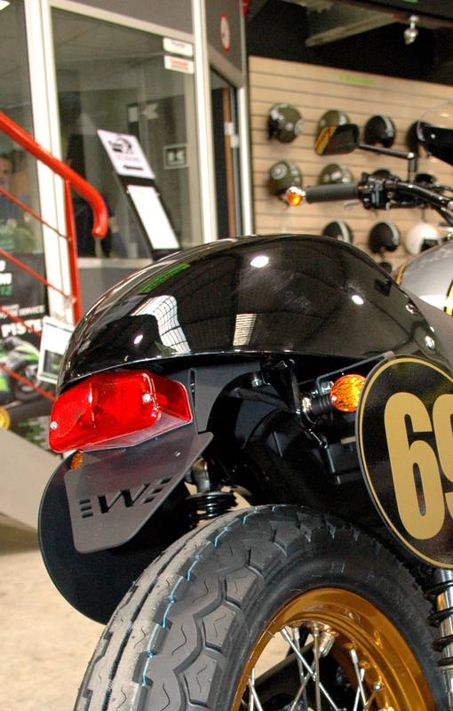 Access Design Wheel Arch License Plate Holder Black Kawasaki W800 ...