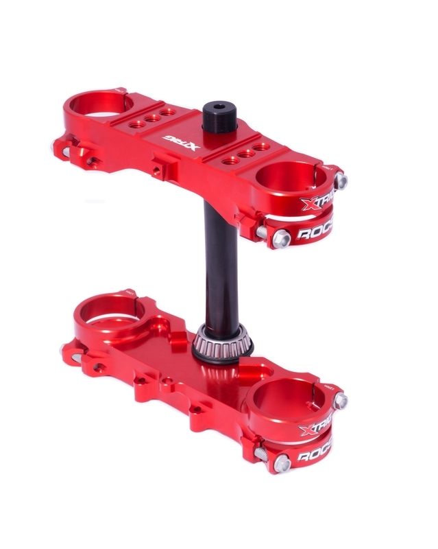 XTRIG ROCS Tech Triple Clamp Offset 28mm Red Honda CRF150R - buy cheap ...