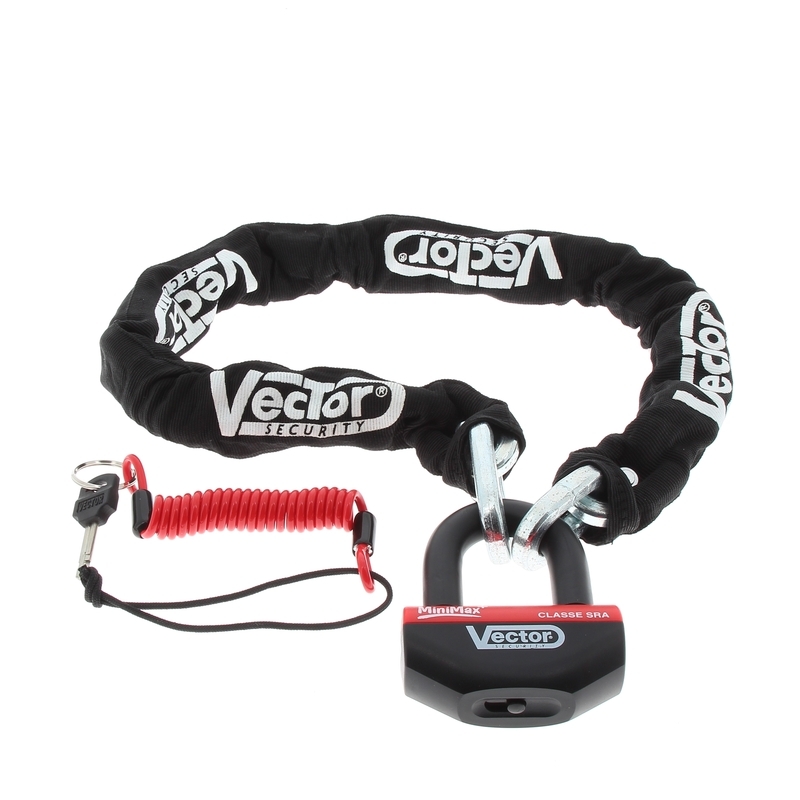 VECTOR Anti-Theft Kit - Security Chain 1m50 + Minimax+ Disc Lock - buy ...