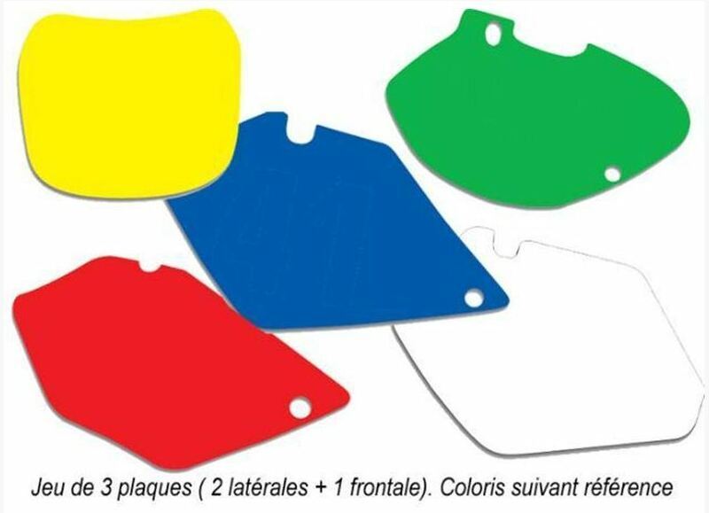 Blackbird Plate Stickers White TM MX-F250 &+ - buy cheap FC-Moto