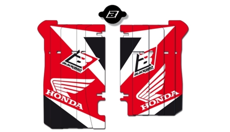 Blackbird Dream Graphic 3 Radiator Louvers Graphic Kit Honda CRF450R ...