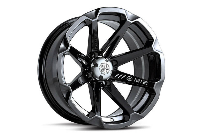 MSA WHEELS M12 Diesel Utility llanta - negro 15x7 - mejores precios FC-Moto