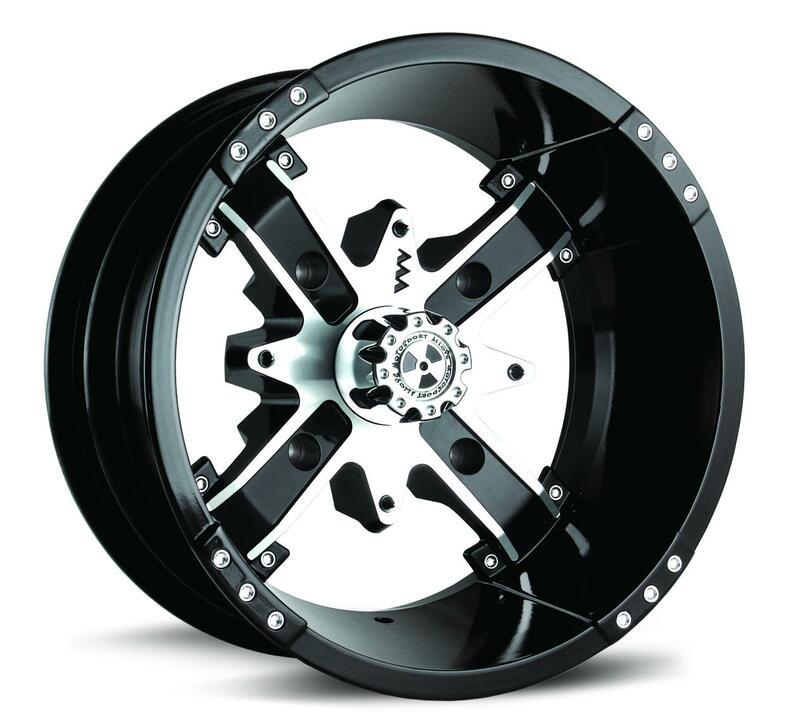 MSA WHEELS M6 Nuke Utility Rim - Black 14x7 - buy cheap FC-Moto