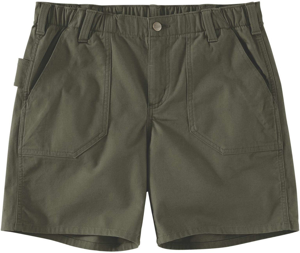 Carhartt Rugged Flex Relaxed Fit Canvas Work Ladies Shorts - buy cheap ...