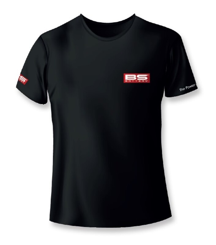 BS BATTERY BS Factory T-Shirt - Black Size XXL - buy cheap FC-Moto