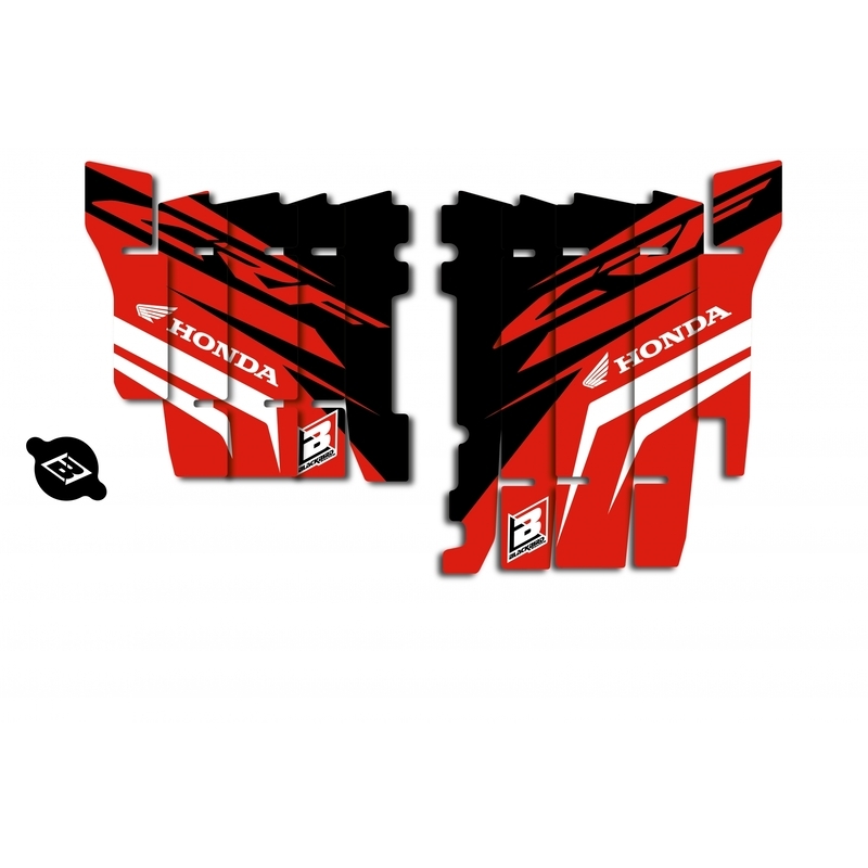 Blackbird Dream Graphic 4 Radiator Louvers Graphic Kit Honda CRF 450 ...