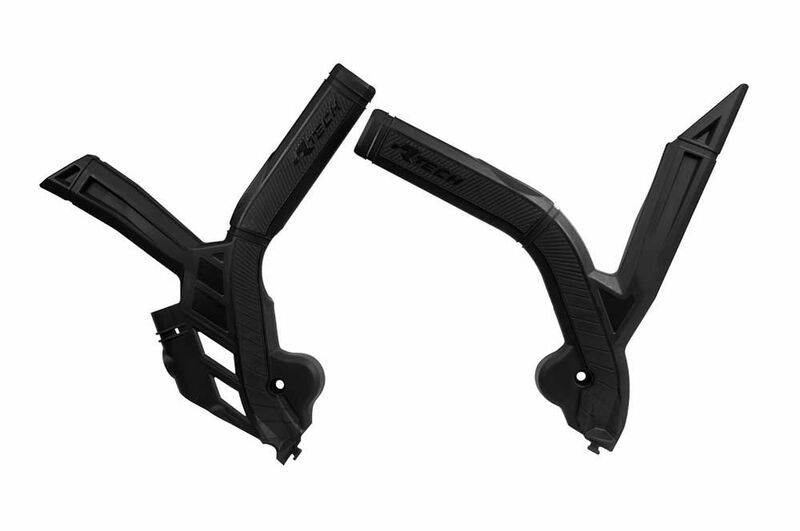 Race Tech Bi-material Frame Guard Black - buy cheap FC-Moto