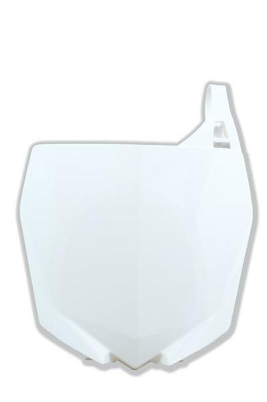 Race Tech Front Number Plate Husqvarna White Yamaha - buy cheap FC-Moto