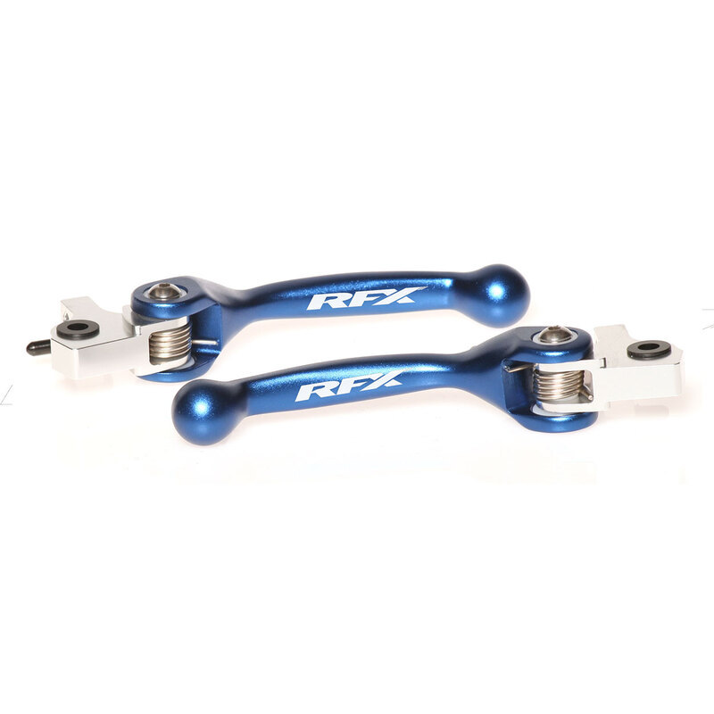 RFX Race Forged Flexible Lever Set (Blue) AJP Trials All (Not Sherco ...