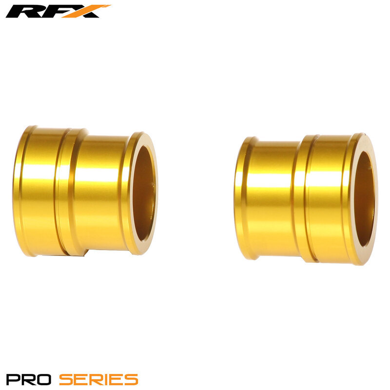 RFX Profesjonalne tulejki kół przednich (żółte) - Suzuki RMZ250/450 ...