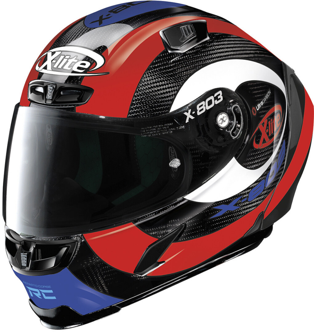 X-Lite X-803 RS Ultra Carbon Hattrick Helmet - buy cheap FC-Moto