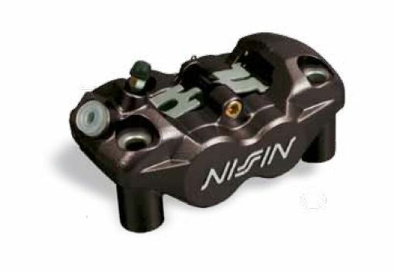 NISSIN 4 POT RADIAL CALIPER (BLACK. R) 2 PAD - buy cheap FC-Moto