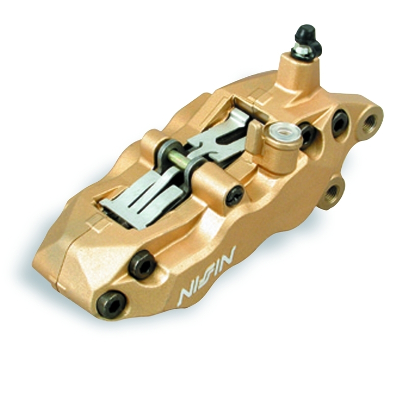 NISSIN ETRIER 6 PISTONS GOLD GAUCHE - buy cheap FC-Moto