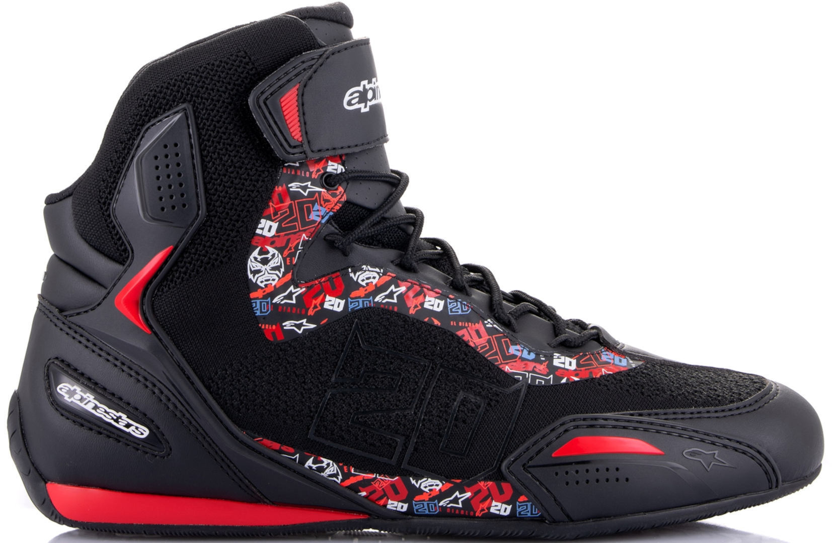Alpinestars FQ20 Faster 3 Rideknit Motorcycle Shoes - buy cheap FC-Moto