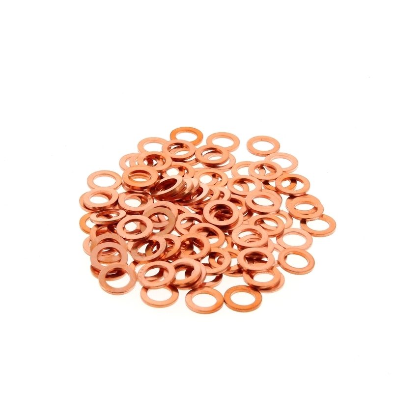 6x10x1,0 Copper Washers 100 pieces - buy cheap FC-Moto