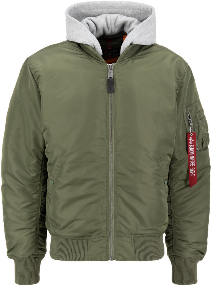 Alpha Industries MA-1 ZH Back EMB Jacket - buy cheap FC-Moto