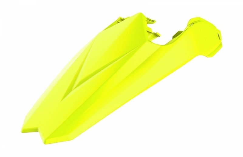 POLISPORT Rear Fender + Integrated Side Panels Neon Yellow Beta RR ...