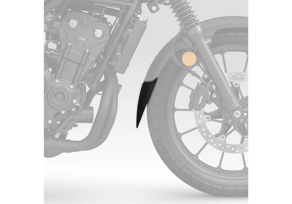 BODYSTYLE front fender extension ABS plastics matt black - buy cheap FC ...