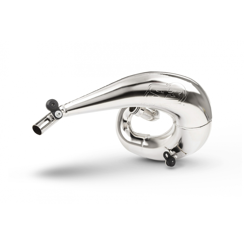 S3 Exhaust Steel Pipe - Platinium Finish - buy cheap FC-Moto