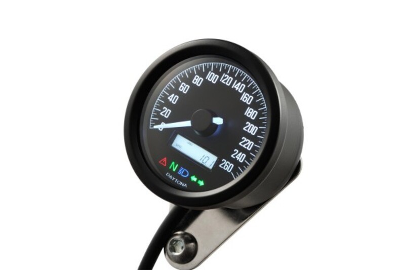 Daytona Velona 60 Speedometer 260 km/h/mph incl. Control Lights - White ...