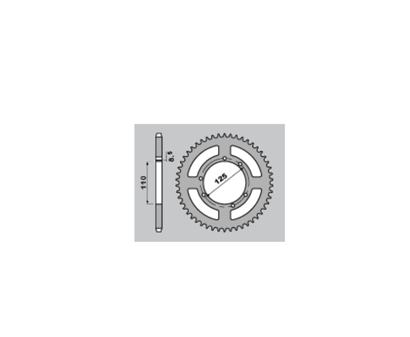 PBR Standard C45 Stahl Ritzel 4390 - 428 - günstig kaufen FC-Moto