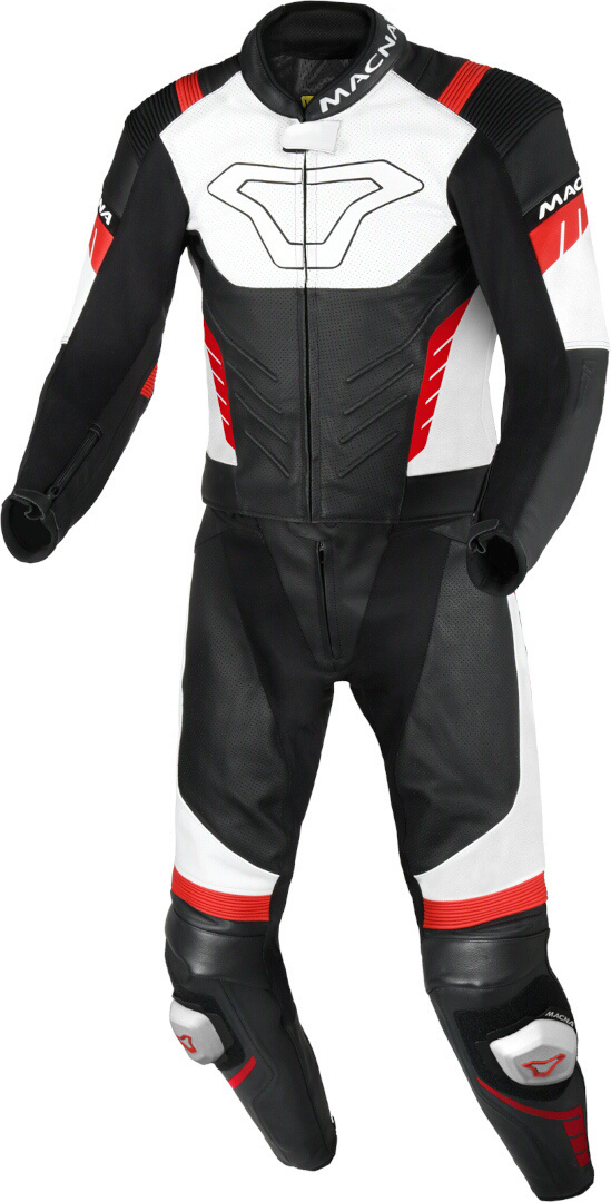 Macna Varshall perforated Two Piece Motorcycle Leather Suit - buy cheap ...