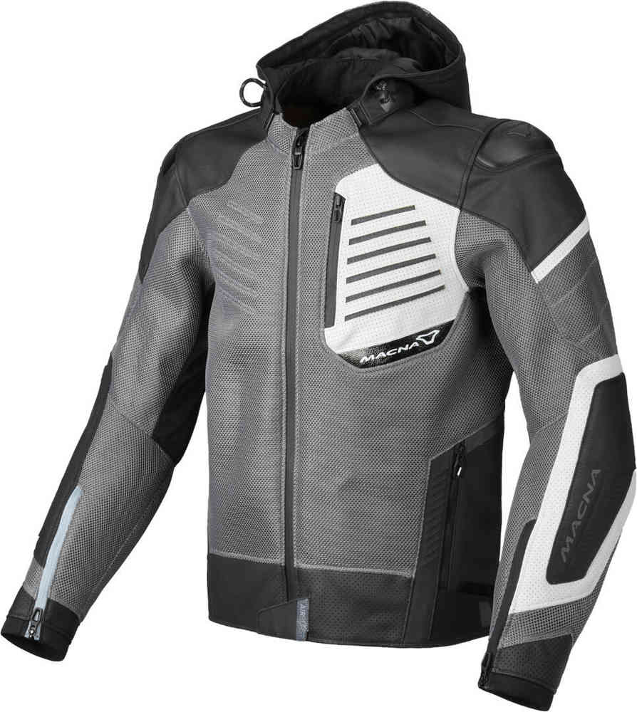 Macna Risant perforated Motorcycle Leather / Textile Jacket - buy cheap ...