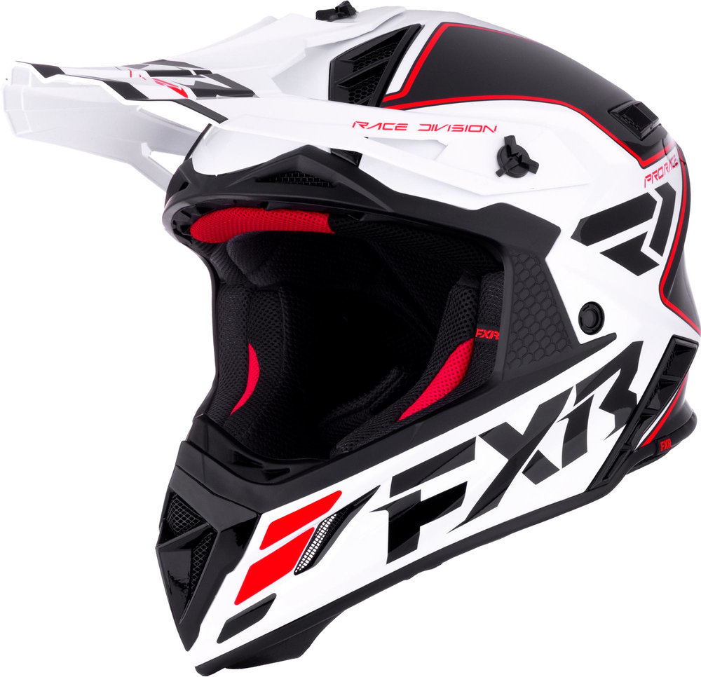 FXR Helium Logo Carbon Motocross hjälm - bästa priserna FC-Moto